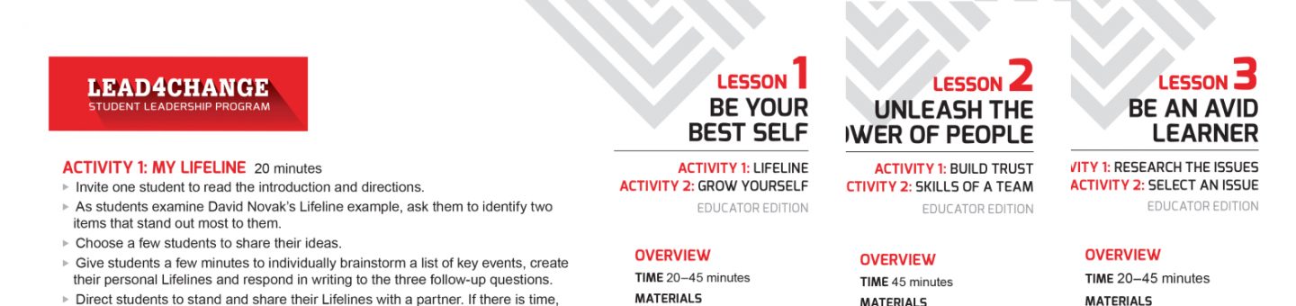 Lead4Change - Educators Empowering Students & Changing Communities